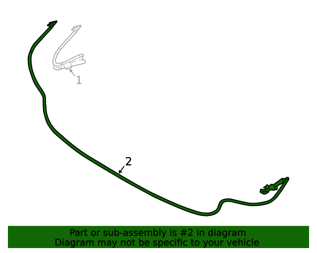 Genuine OEM Washer Nozzle Part# LR110227 Fits 2018-2021 Land Rover ...