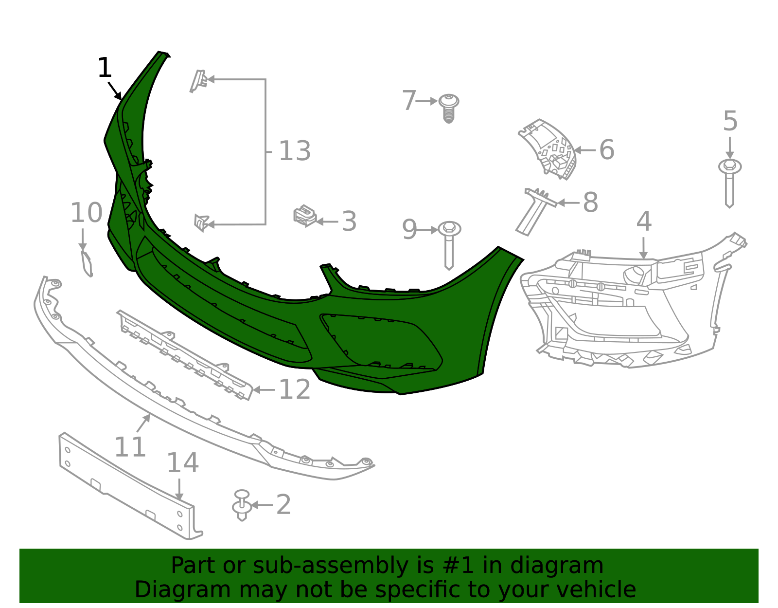51118099335 - 2020-2025 BMW Bumper Cover (51-11-8-099-335) | BMW of ...