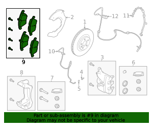 2021-2023 Land Rover Front Pads LR140729 | OEM Parts Online