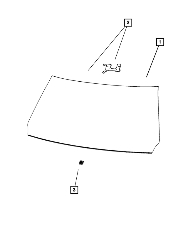 2019-2024 Ram Windshield 68362489AC | TascaParts.com