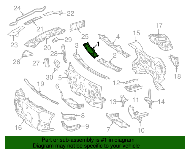 246-620-06-35 - Cowl Panel 2015-2017 Mercedes-Benz | Mercedes-Benz USA ...