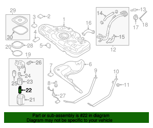 2017-2023 Hyundai Fuel Pump 31119-C9000 | OEM Parts Online