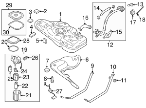 2017-2023 Hyundai Fuel Pump 31119-C9000 | OEM Parts Online