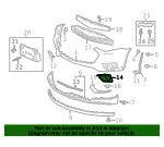 2018-2021 Chevrolet Traverse Front Passenger Side Fog Lamp Bezel ...