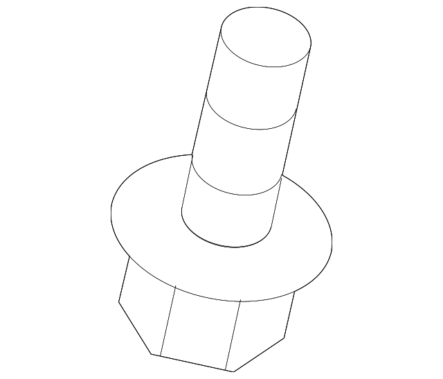 2018-2025 GM Front Bumper Fascia Guide Bolt 11602005 | Shop Matick ...