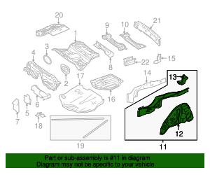 204-610-02-10 - Side Member 2011-2017 Mercedes-Benz | Mercedes-Benz USA ...
