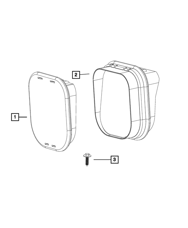 2014-2024 Ram Exhauster Bezel, Corner 68134923AC | Mopar eStore
