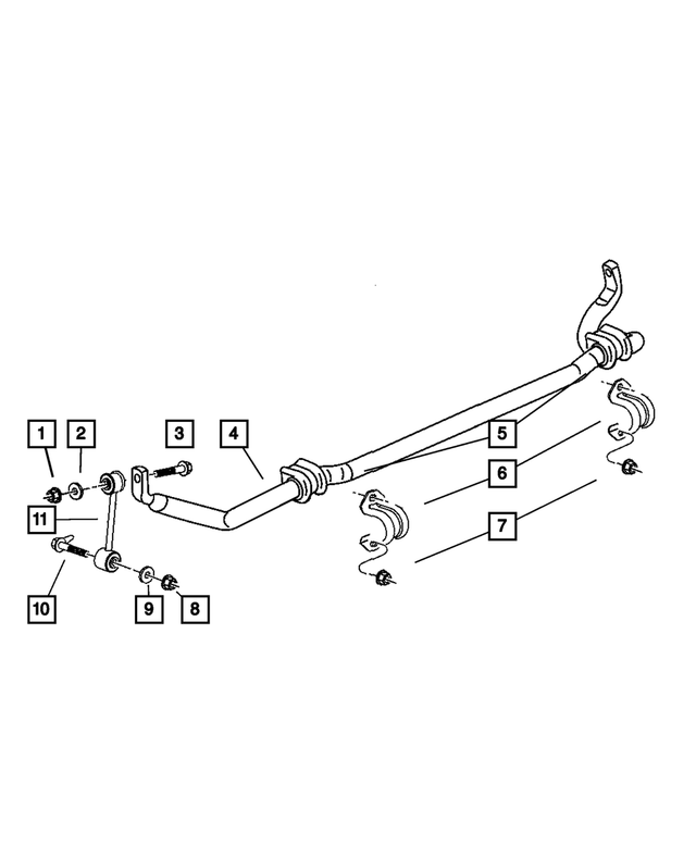 MOPAR GENUINE SWAY ELIMINATOR BUSHING - 52088778AB - 52088778AB | Mopar ...