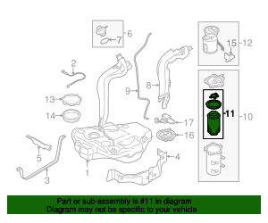 5Q0-127-177 - Fuel Pump Filter 2015 Volkswagen | AutoNationParts.com
