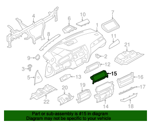51459248203 - 2011-2018 BMW Storage Compartment (51-45-9-248-203) | BMW ...