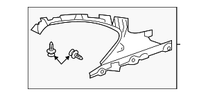 2011-2016 Scion tC Upper Quarter Trim 62572-21021-B0 | Toyota Parts Center