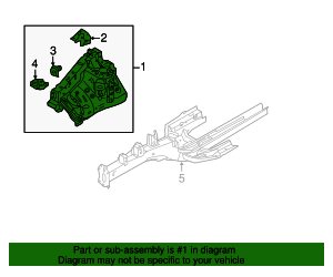 64502-3W050 - Apron Panel 2014-2016 Kia Sportage | Kia.Parts Store