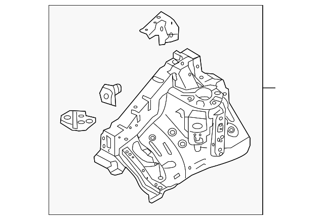 64502-3W050 - Apron Panel 2014-2016 Kia Sportage | Kia.Parts Store