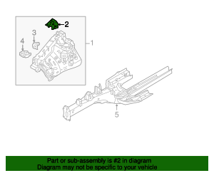 2011-2013 Kia Sportage Apron Panel Reinforcement 64525 3W000 | QuirkParts