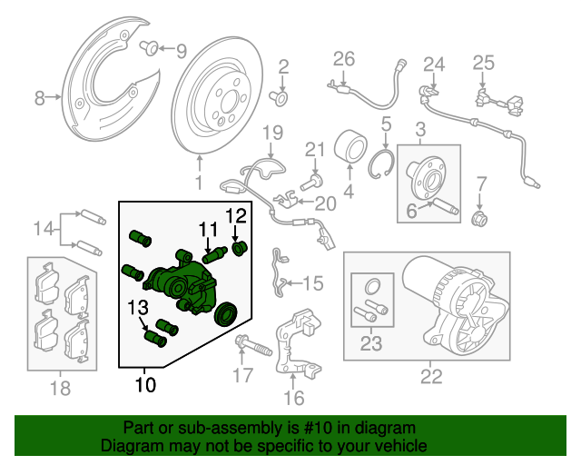 LR113711 - Caliper - 2018-2020 Land-Rover | Land Rover Parts Now
