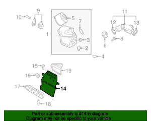 2010-2017 Audi Engine Air Intake Hose 06E-129-629-Q | OEM Parts Online