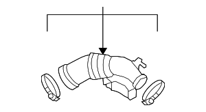 2010-2017 Audi Intake Hose 06E-129-629-Q | OEM Parts Online