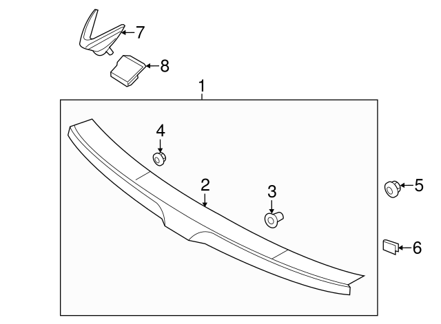 86320-3N040 - Hood Emblem 2011-2016 Hyundai Equus | AutoNationParts.com