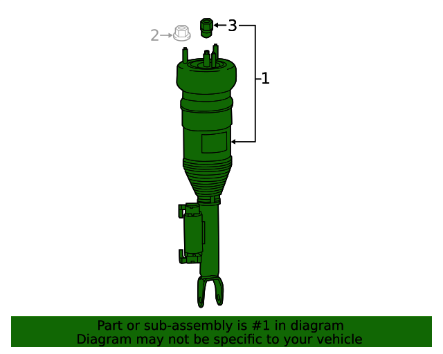 238-320-86-01 - Suspension Strut 2019-2023 Mercedes-Benz | Mercedes ...