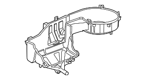 2013-2020 GM Heater, Air Conditioning Evaporator, and Blower Lower Case ...