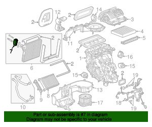 2013-2020 GM Air Conditioning Thermal Expansion Valve Kit 22972091 GM ...