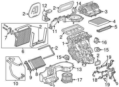 Condenser, Compressor & Lines for 2017 Chevrolet Impala | GMPartsDirect.com