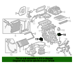 2013-2020 GM Temperature Mode Valve Actuator Assembly 22743933 GM ...