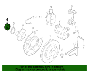 33416792356 - 2012-2021 BMW Wheel Bearings (33-41-6-792-356) | BMW of ...