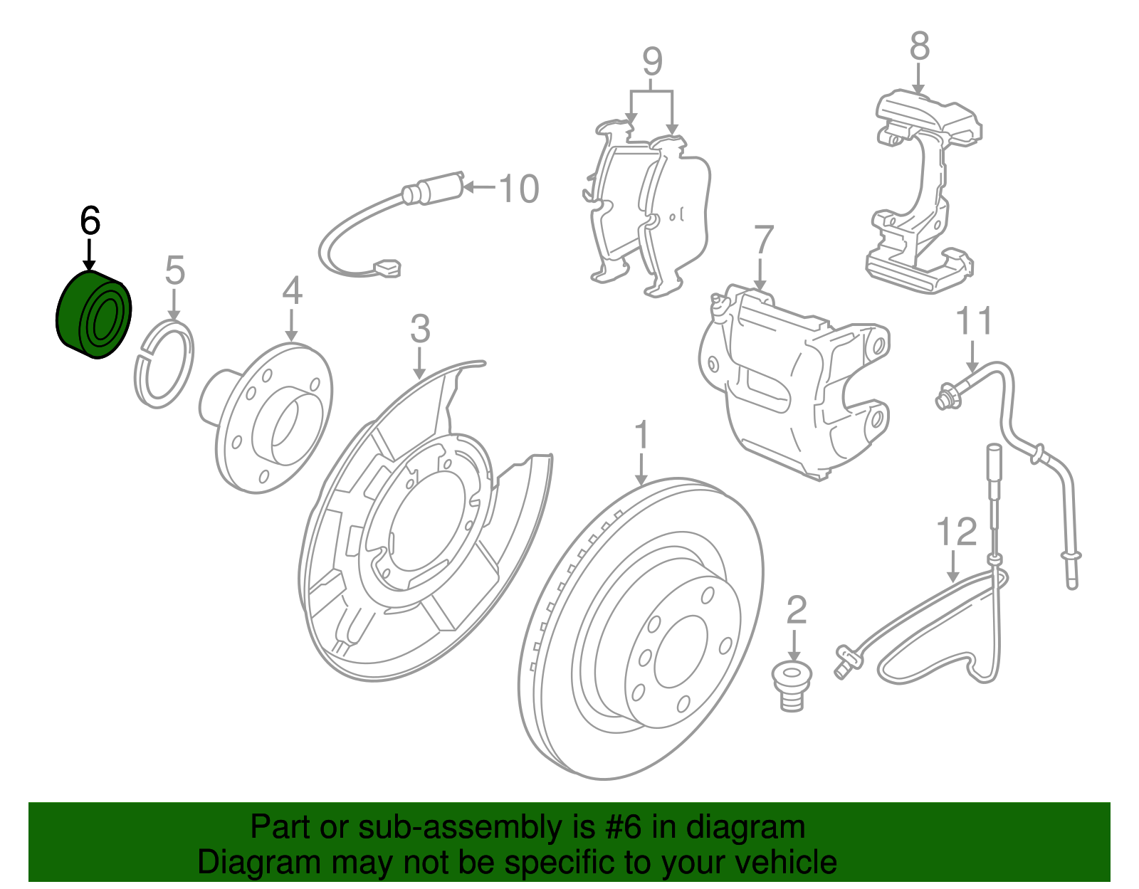 33416792356 - 2012-2021 BMW Wheel Bearings (33-41-6-792-356) | BMW of ...