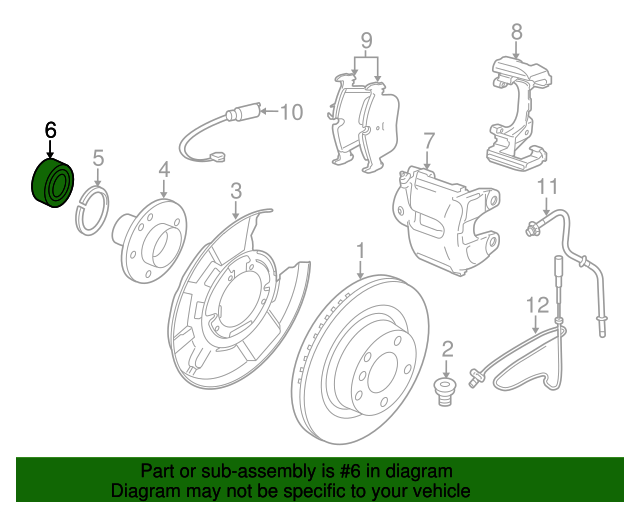 33416792356 - 2012-2021 BMW Wheel Bearings (33-41-6-792-356) | BMW of ...