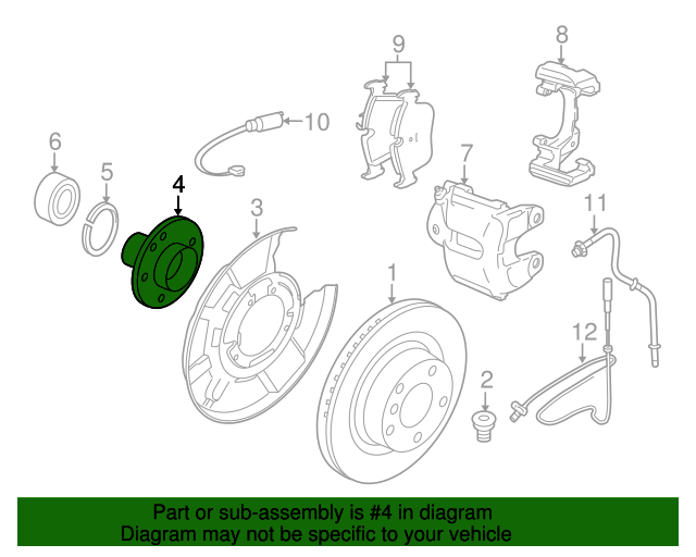 33-41-6-867-261 - Wheel Hub 2012-2021 BMW | AutoNationParts.com