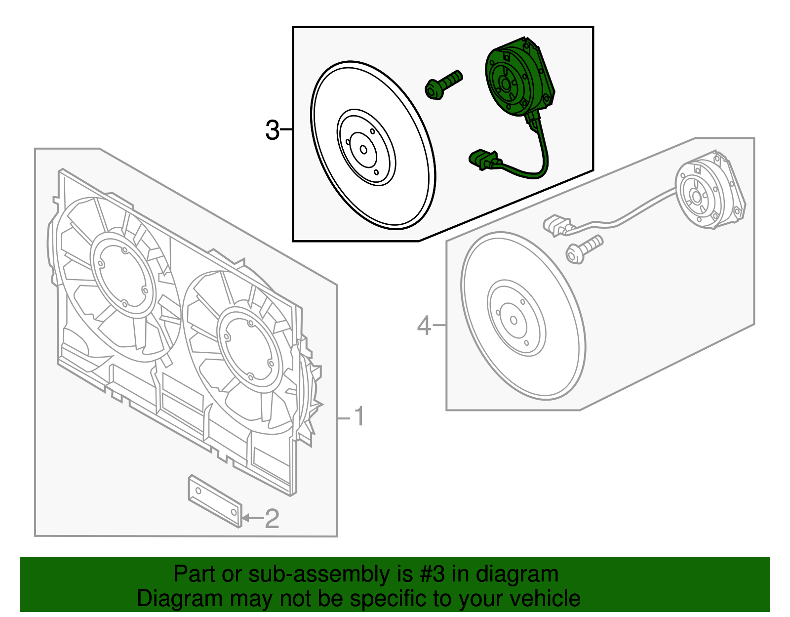 2012-2018 Audi Fan & Motor 4H0-959-455-AG | Audi OEM Parts Guy
