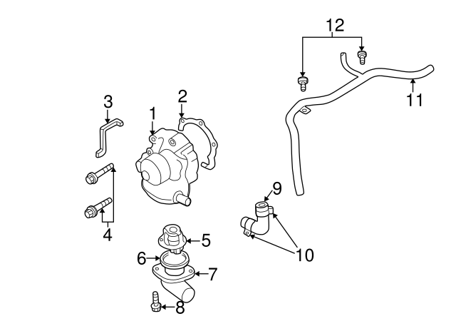 1993-2008 Subaru Hose 807615081 | Subaru Parts Shop