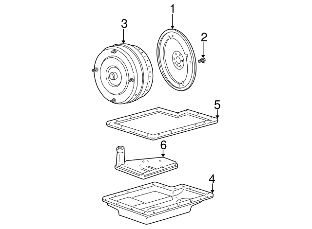 2003-2008 Ford Transmission Oil Filter 3C3Z-7A098-AA | TascaParts.com