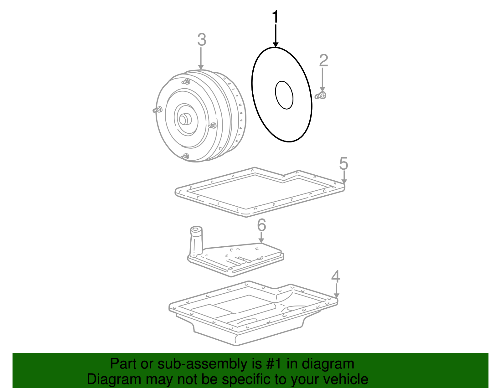 1994-2003 Ford Automatic Transmission Flex-Plate F6TZ-6375-AAA | OEM ...