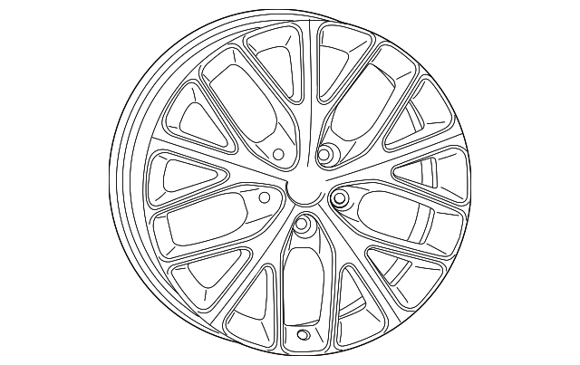 2017-2020 Dodge Durango Wheel, Alloy 6GA73DX8AA | TascaParts.com