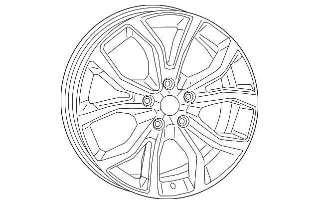 2016-2018 Dodge Durango Wheel, Alloy 5ZR77AAAAA | TascaParts.com