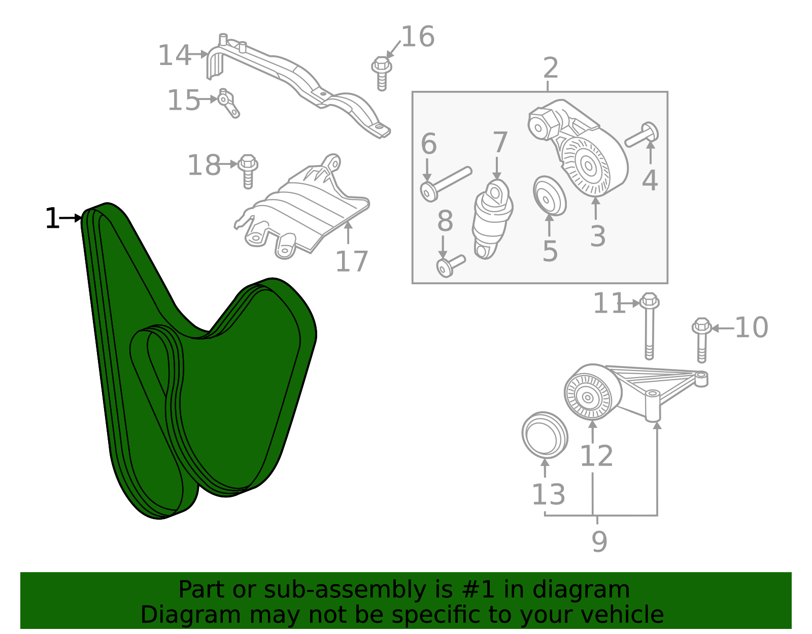 2012-2024 Porsche Serpentine Belt 0PB-903-137-A | Sunset Porsche Parts