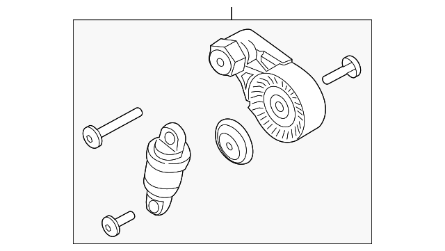 2012-2024 Porsche Accessory Drive Belt Tensioner Assembly 0PB-145-201 ...