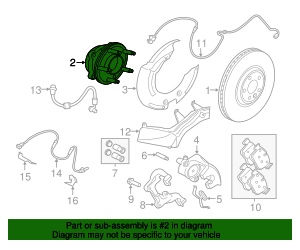 T2H58425 - Hub & Bearing 2021-2024 Jaguar XF | AutoNation Parts