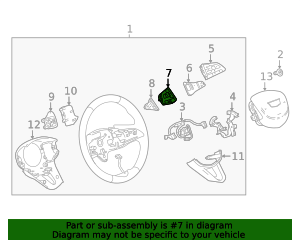 2019-2023 Cadillac XT4 Jet Black Cruise Control Switch 84522937 GM ...