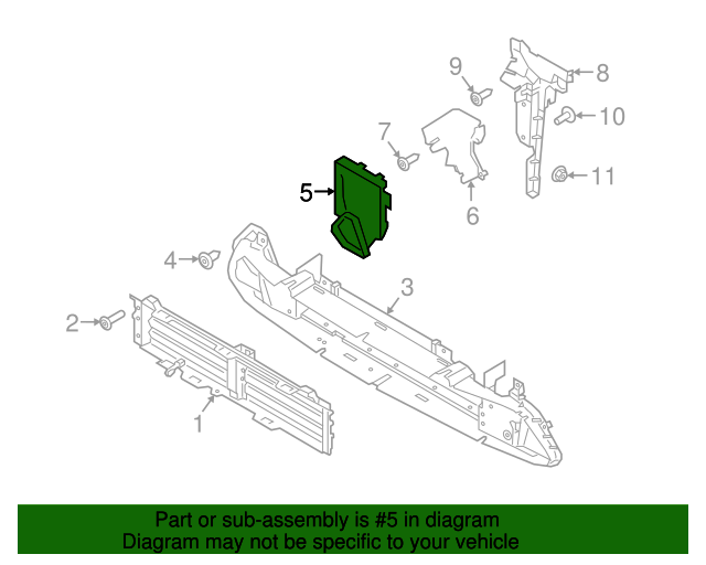 2018-2020 Land Rover Range Rover Velar Air Deflector LR137976 | OEM ...