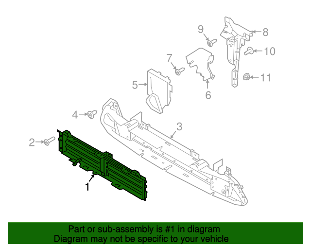 Genuine Radiator Shutter Assembly for 2021-2023 Land Rover Range Rover ...