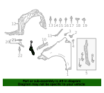 53154-02090 - Air Guide - 2019-2023 Toyota Corolla | OEM Genuine Toyota ...