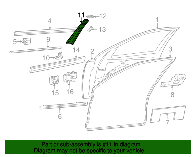 210-690-02-87 - Applique Panel 1996-2003 Mercedes-Benz | Mercedes-Benz ...