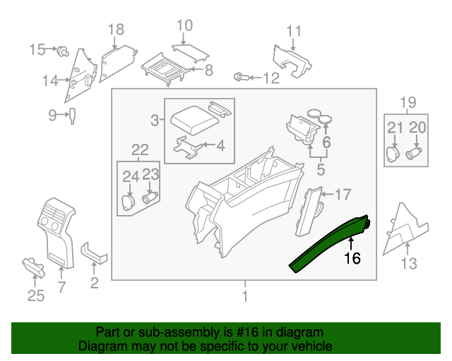 TD14-64-362B - Trim Molding - 2007-2009 Mazda CX-9 | Mazda Swag