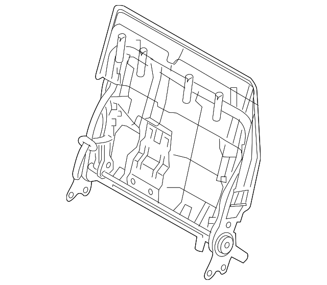 2017-2018 Kia Sedona | Seat Back Frame | 89310-A9062 | Kia Auto Parts
