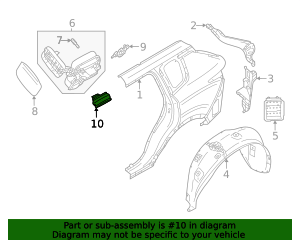 2022-2024 Mitsubishi Grommet 5945A068 | Mitsubishi Parts Warehouse