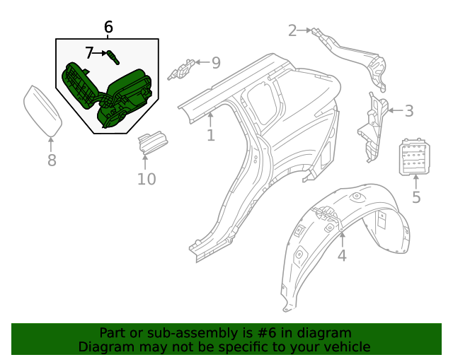 2022-2024 Mitsubishi Outlander Fuel Tank Filler 5940A488 | Mitsubishi ...