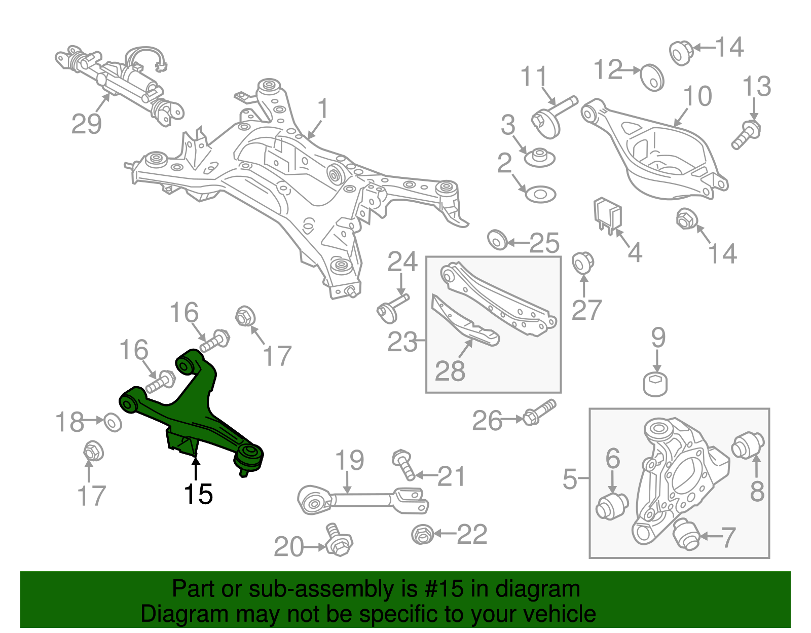 2009-2017 Infiniti Upper Control Arm 55501-1CA0A | INFINITI OF WEST CHESTER